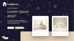 Cute Bunny Presentation Template – MasterBundles