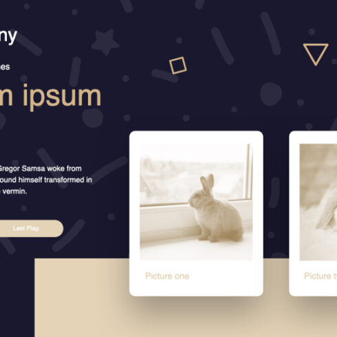 Cute Bunny Presentation Template | MasterBundles