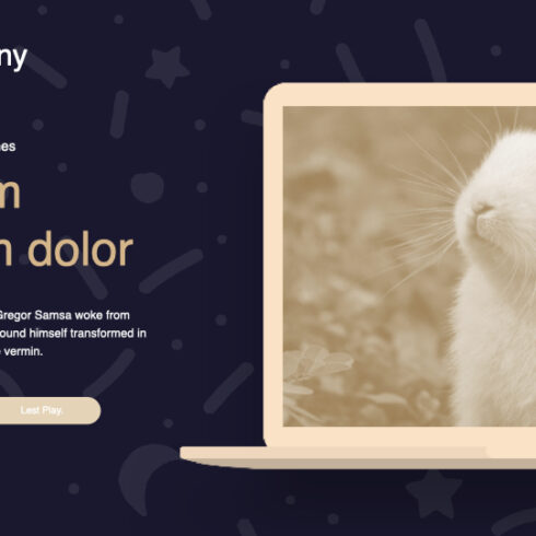 Cute Bunny Presentation Template | MasterBundles