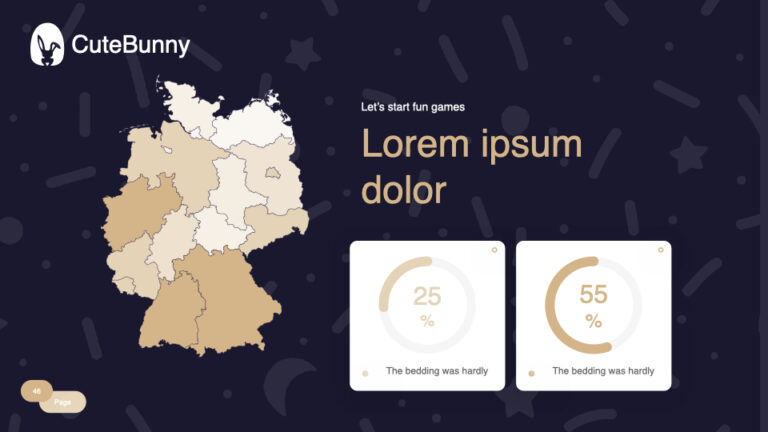 Cute Bunny Presentation Template – MasterBundles