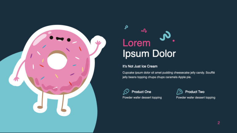 Cute Candy Presentation Template – MasterBundles