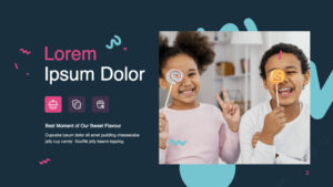 Cute Candy Presentation Template – MasterBundles