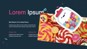 Cute Candy Presentation Template – MasterBundles
