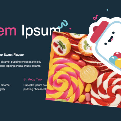 Cute Candy Presentation Template | Master Bundles