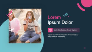 Cute Candy Presentation Template – MasterBundles