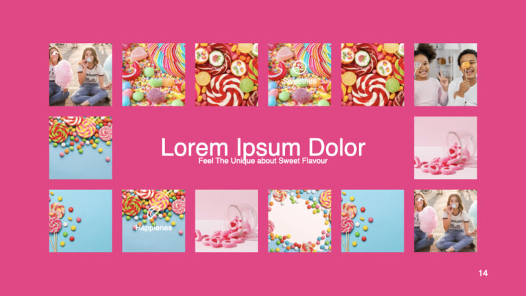 Cute Candy Presentation Template – MasterBundles