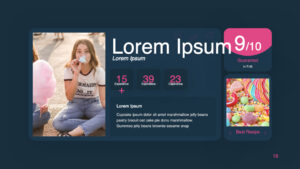 Cute Candy Presentation Template – MasterBundles