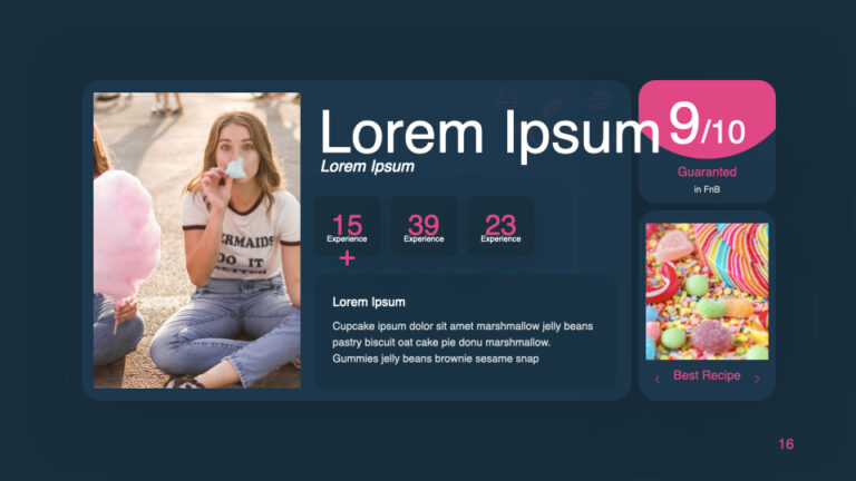 Cute Candy Presentation Template – MasterBundles