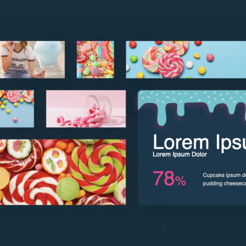 Cute Candy Presentation Template | Master Bundles