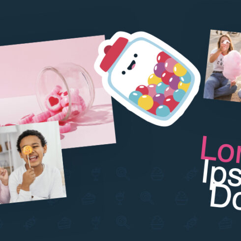 Cute Candy Presentation Template | Master Bundles