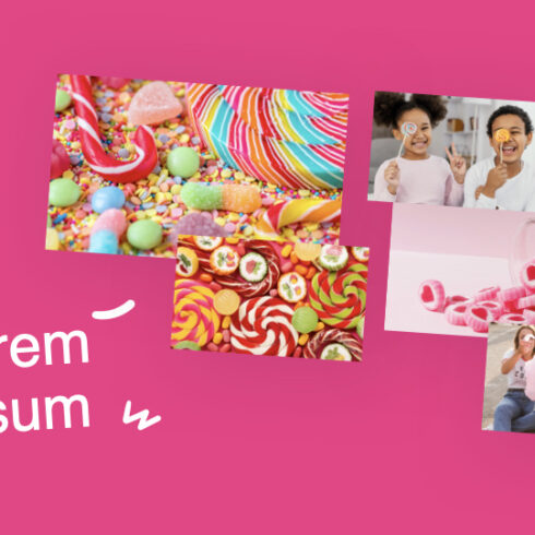 Cute Candy Presentation Template | Master Bundles