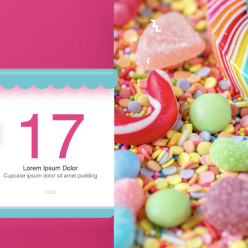 Cute Candy Presentation Template | Master Bundles