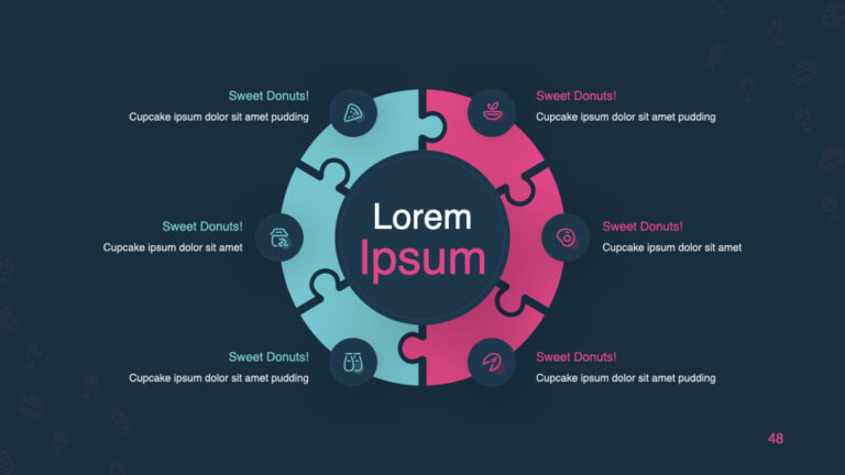 Cute Candy Powerpoint Template – MasterBundles