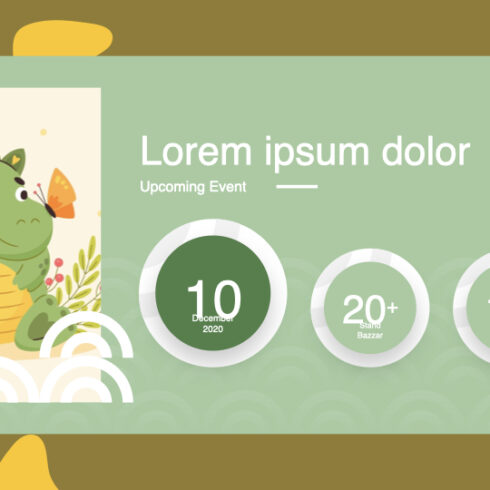 Cute Dino Presentation Template | Master Bundles