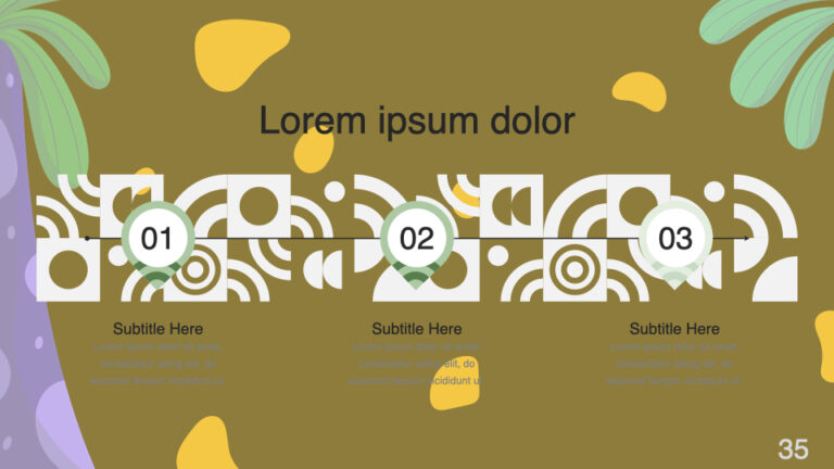 Cute Dino Google Slides Theme – MasterBundles