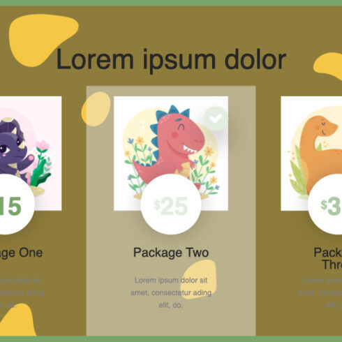 Cute Dino Presentation Template | Master Bundles