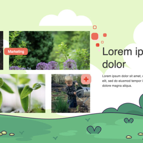 Cute Gardening Google Slides Theme | Master Bundles