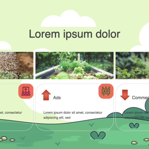 Cute Gardening Google Slides Theme | Master Bundles