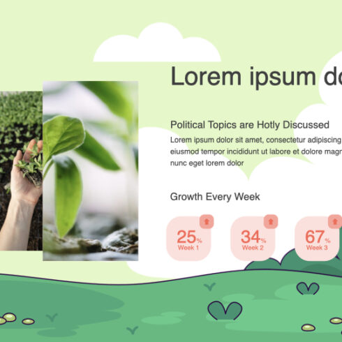 Cute Gardening Google Slides Theme | Master Bundles