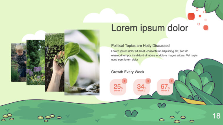 Cute Gardening Google Slides Theme – MasterBundles