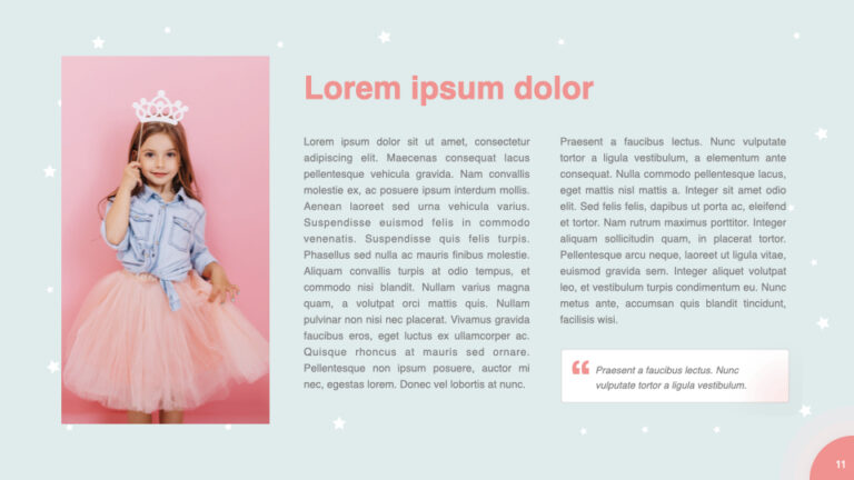 Cute Little Princess Google Slides Theme – MasterBundles