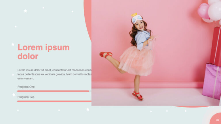 Cute Little Princess Google Slides Theme – MasterBundles