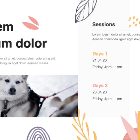 Cute Pets Powerpoint Template | Master Bundles
