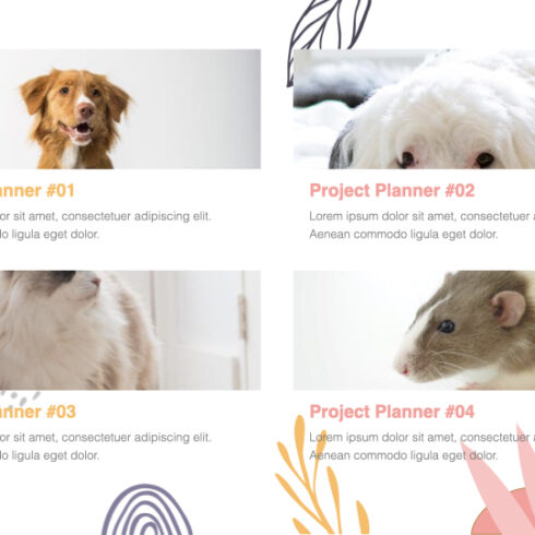 Cute Pets Powerpoint Template | Master Bundles