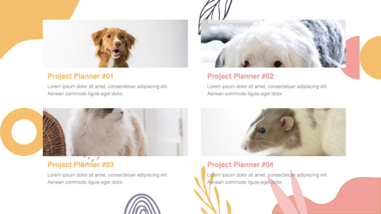 Cute Pets Powerpoint Template – MasterBundles