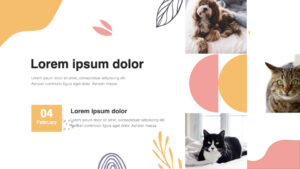 Cute Pets Powerpoint Template – MasterBundles