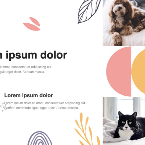 Cute Pets Powerpoint Template | Master Bundles