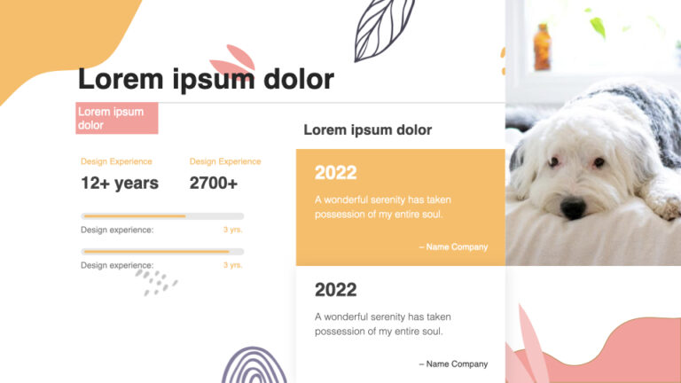 Cute Pets Powerpoint Template – MasterBundles