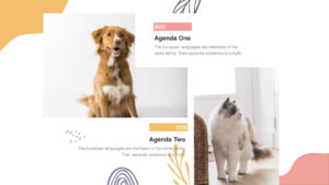 Cute Pets Powerpoint Template – MasterBundles