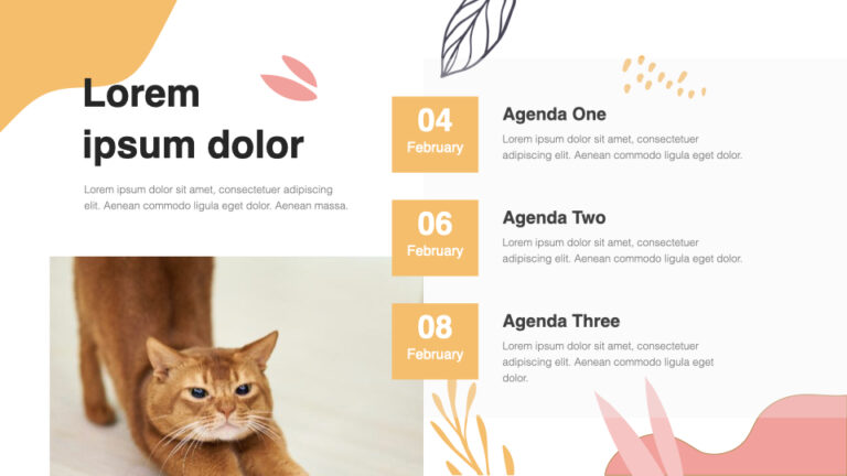 Cute Pets Powerpoint Template – MasterBundles