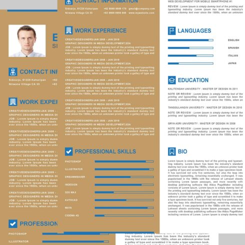 CV Resume and Template | MasterBundles