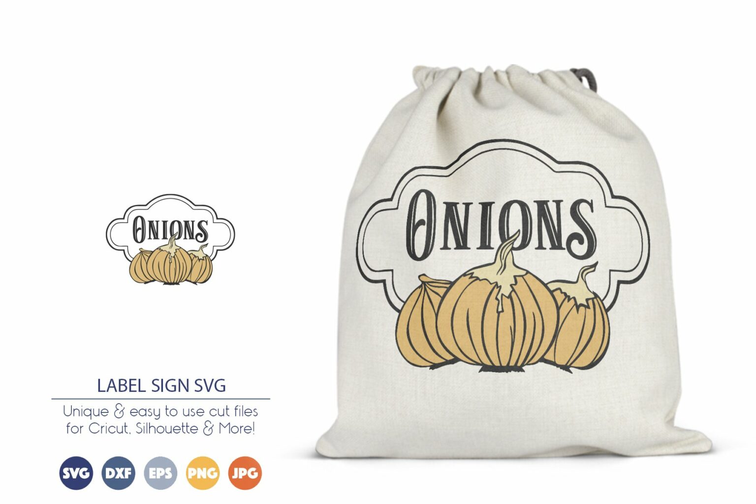 Onions SVG | Kitchen SVG | Sign Label SVG – MasterBundles