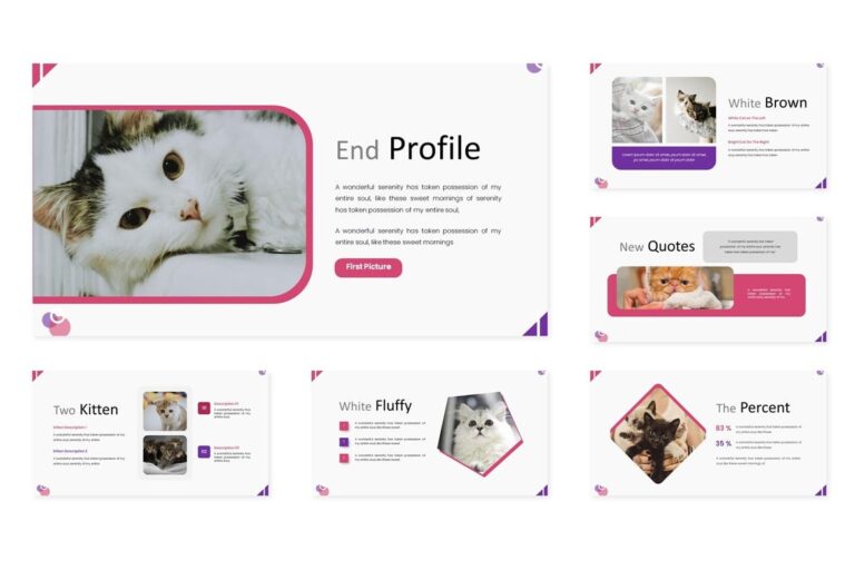 Dream Cat - Powerpoint Template – MasterBundles