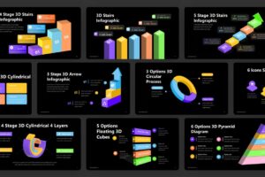3D Infographic PowerPoint Template | Master Bundles