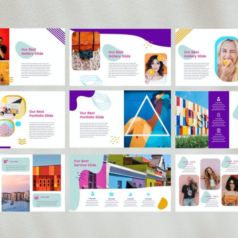 Colorful & Pop Art PowerPoint Template – MasterBundles