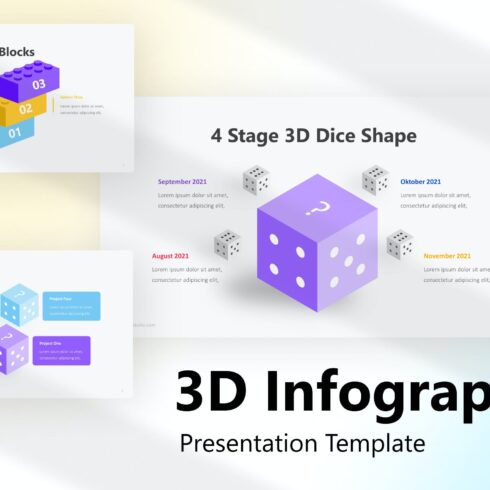 3D Infographic PowerPoint Template | Master Bundles
