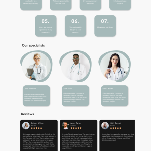 Landing page for veterinary clinic | MasterBundles