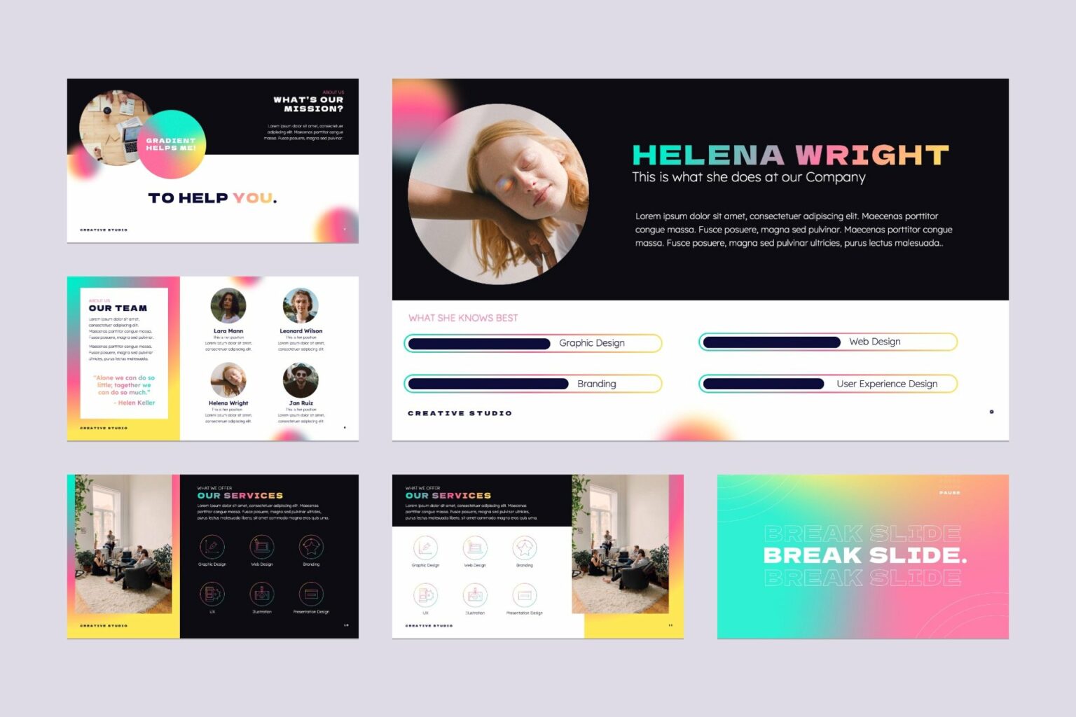 Animated Creative Studio Template – MasterBundles