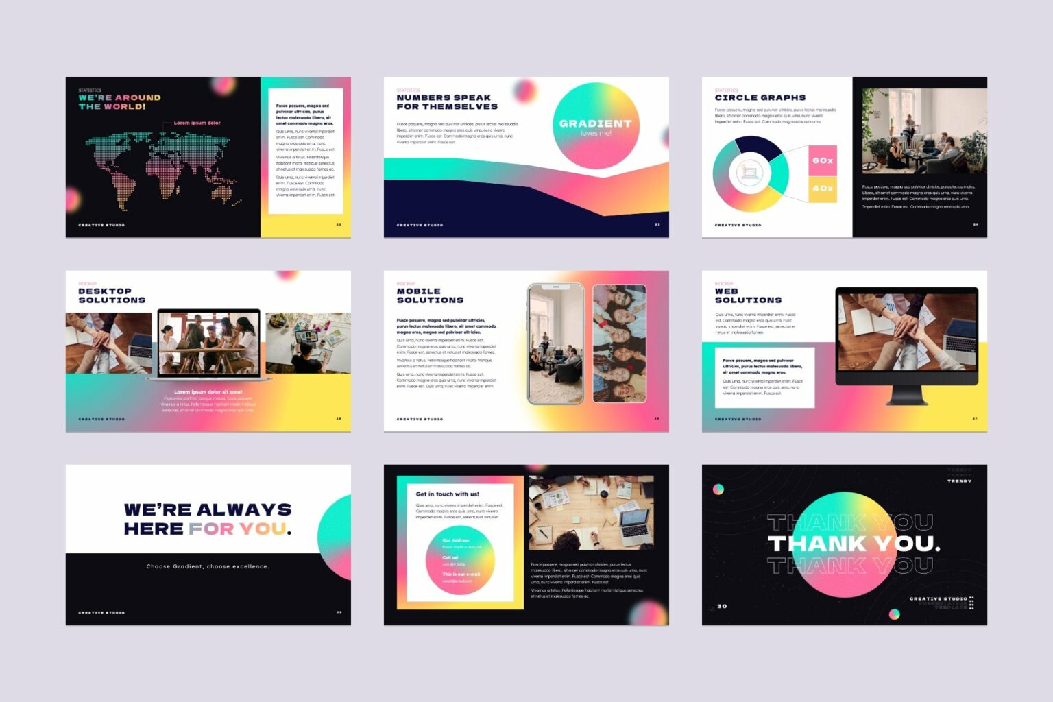Animated Creative Studio Template – MasterBundles