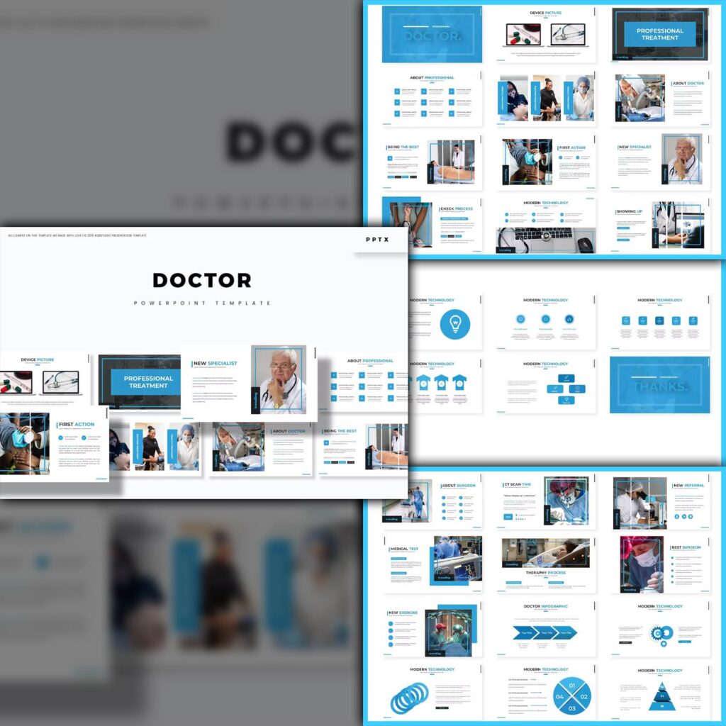 Doctor - Powerpoint Template – MasterBundles