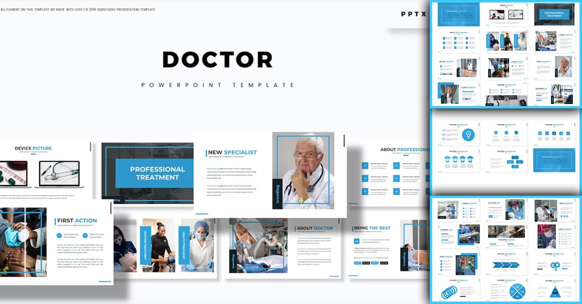 Doctor - Powerpoint Template – MasterBundles