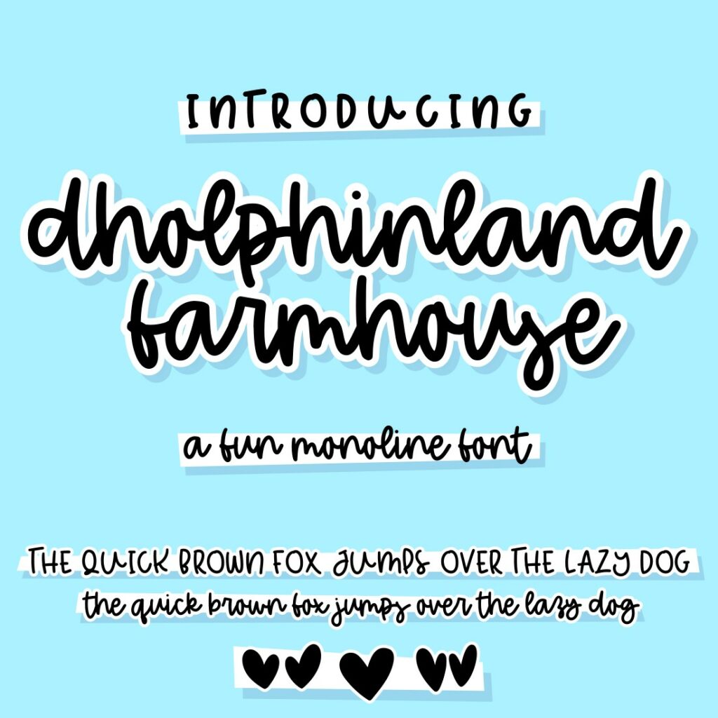 Dholphinland a Modern, Monoline, Single Line, Cursive, Font, Script ...