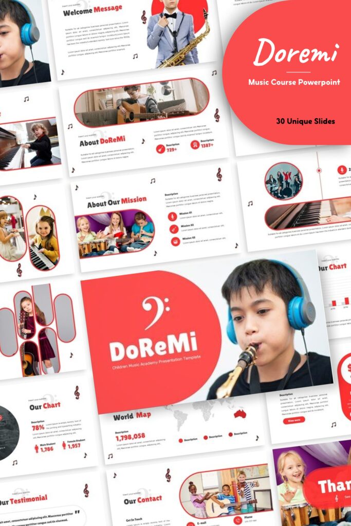 Doremi - Music Course Powerpoint – MasterBundles