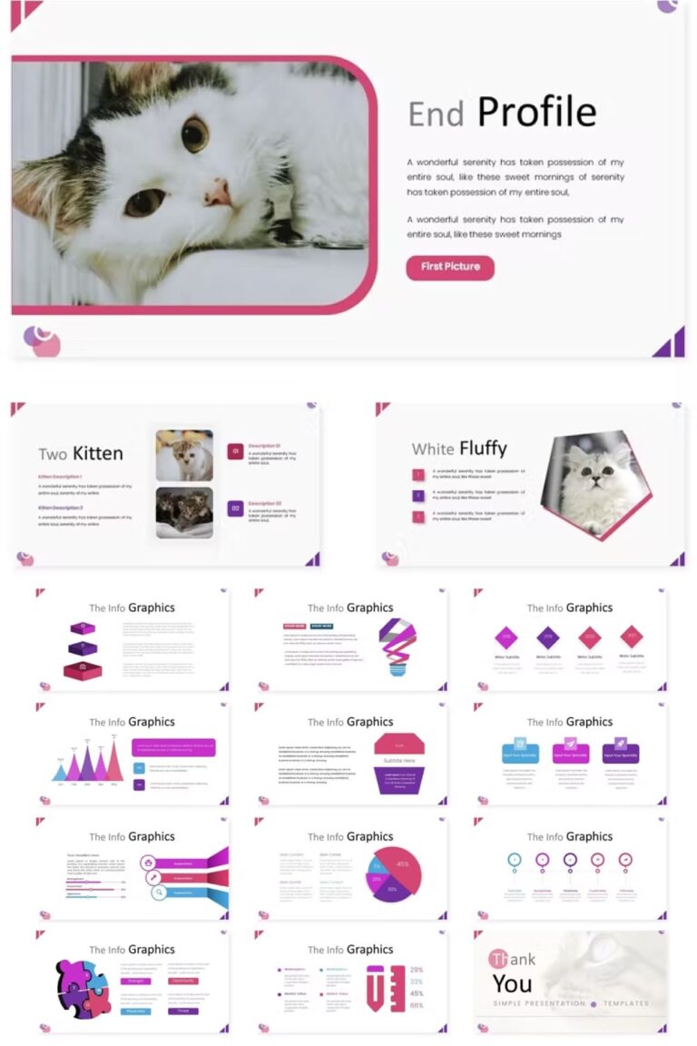 Dream Cat - Powerpoint Template – MasterBundles
