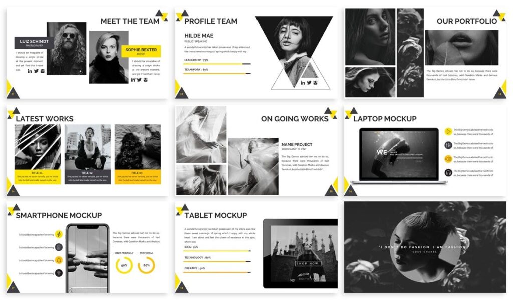 Nuevo - Abstract Powerpoint Template – MasterBundles
