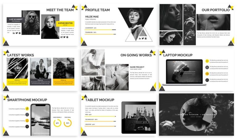 Nuevo - Abstract Powerpoint Template – MasterBundles